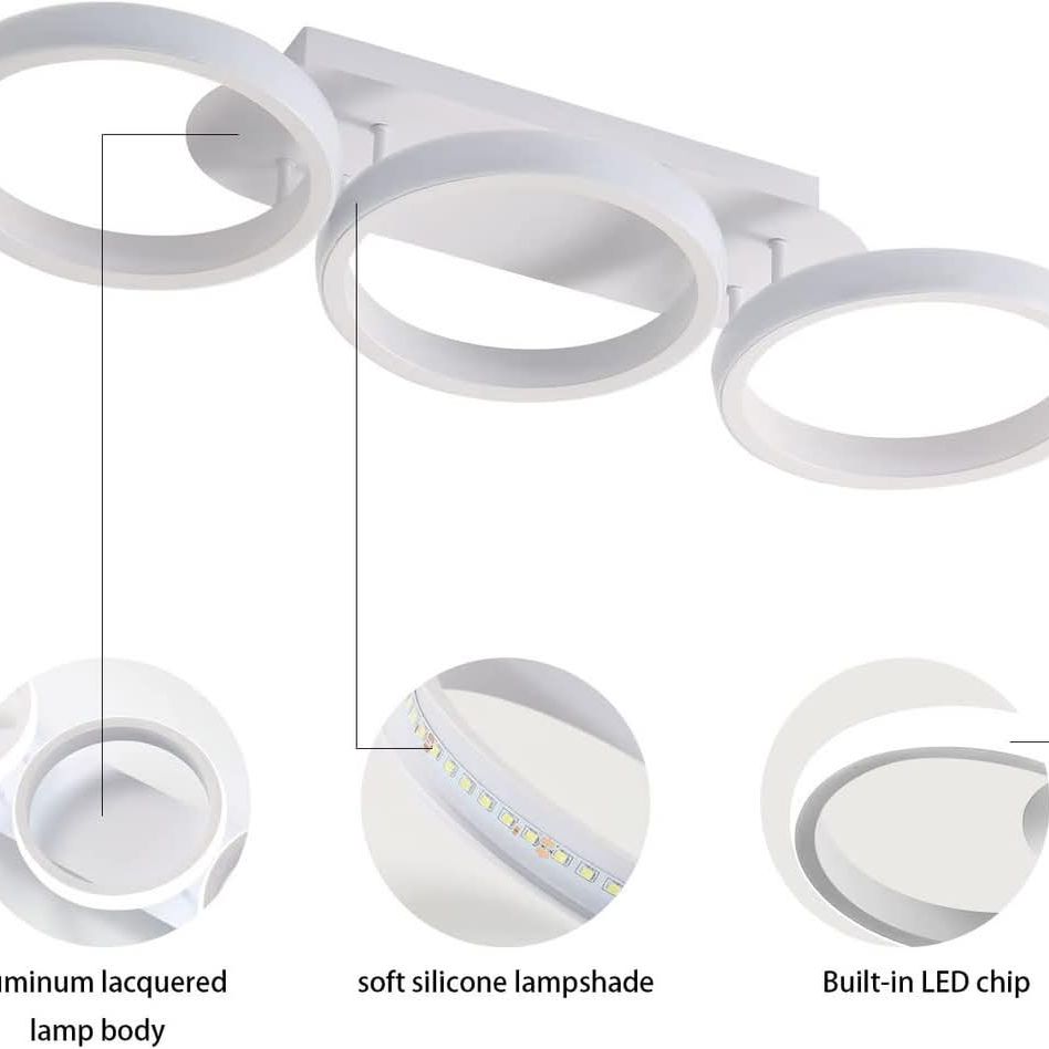 3 Rings LED Ceiling Light, 32W LED Ceiling Spotlight, LED Ceiling Light ...