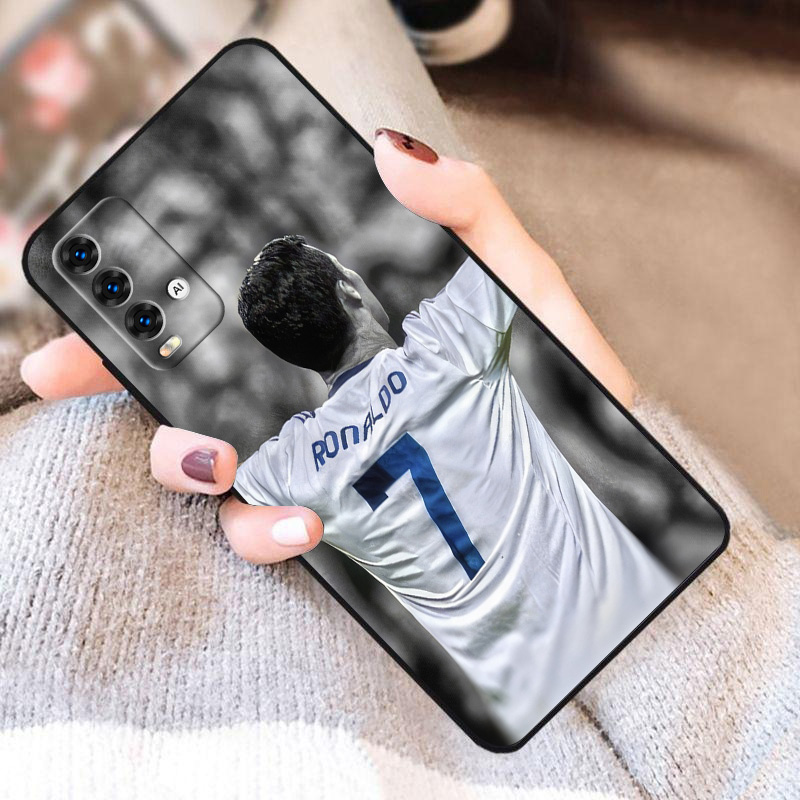 For Redmi note9 Cristiano Ronaldo Black frosted dustproof phone case ...