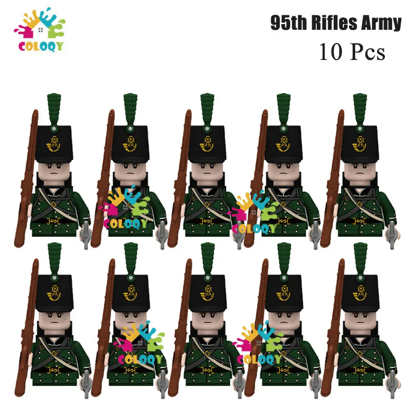 【selevn roind】Napoleonic Wars Soldiers Building Blocks WW2 Mini Action ...
