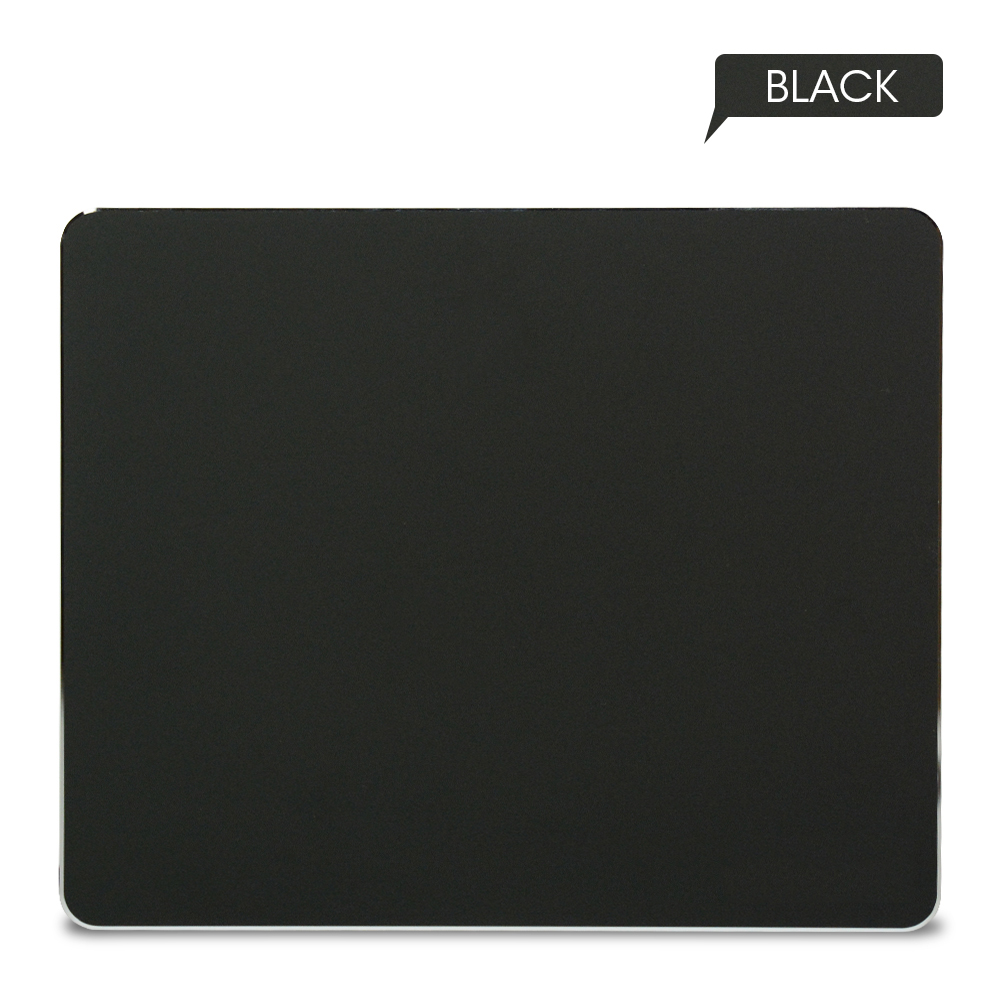 Metal Aluminum Mouse pad Mat Hard Smooth Thin Mousead Double Side ...