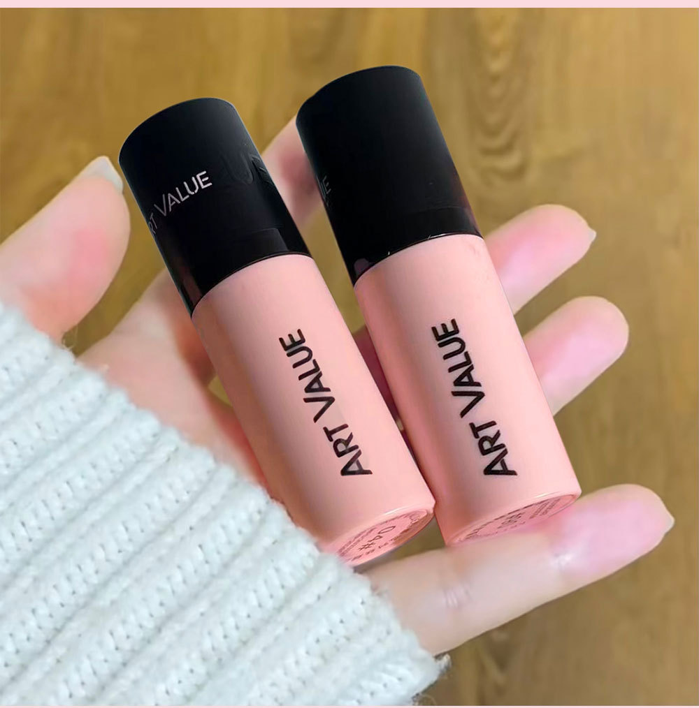 Art Value Velvet Matte Dyeing Lip Gloss Waterproof Matte Liquid Lip Non ...