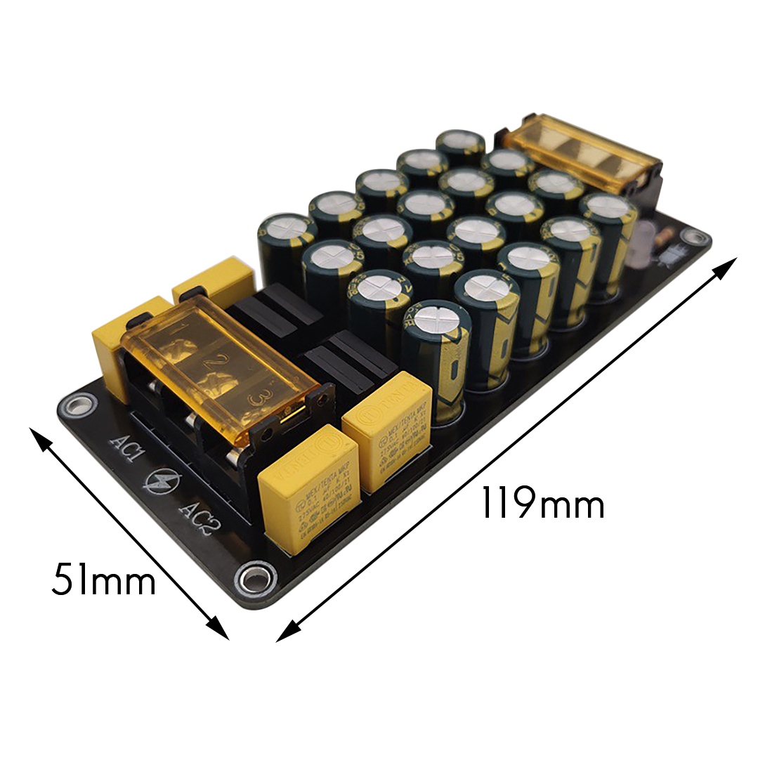 Dual Power Rectifier Filter Module 6A X2 Power Amplifier Board 2X300W ...