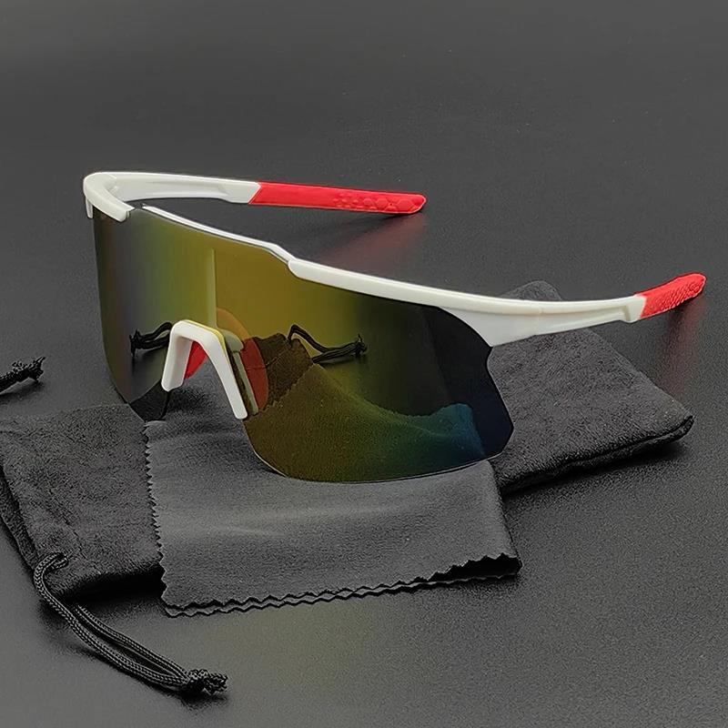 Ultralight Rimless Cycling Glasses 2024 Men Women UV400 Bike Goggles Sports Running Lenses ...