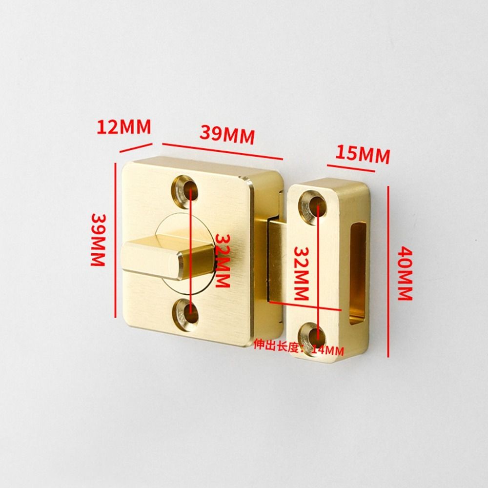 New Aluminum Alloy Door Latch Anti-theft Hardware Security Bolt Latch ...