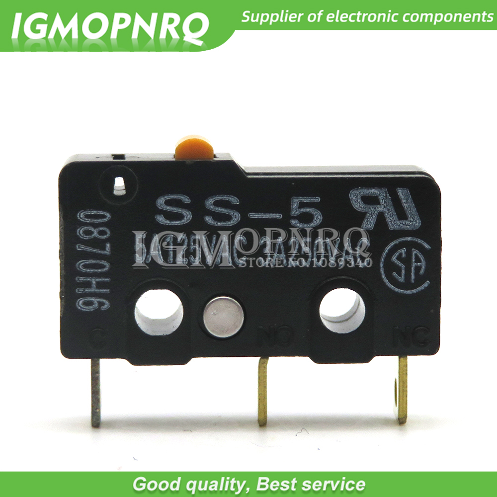 1PCS/lot Limit Micro switch Three Straight Legs Mouse Side Key ...