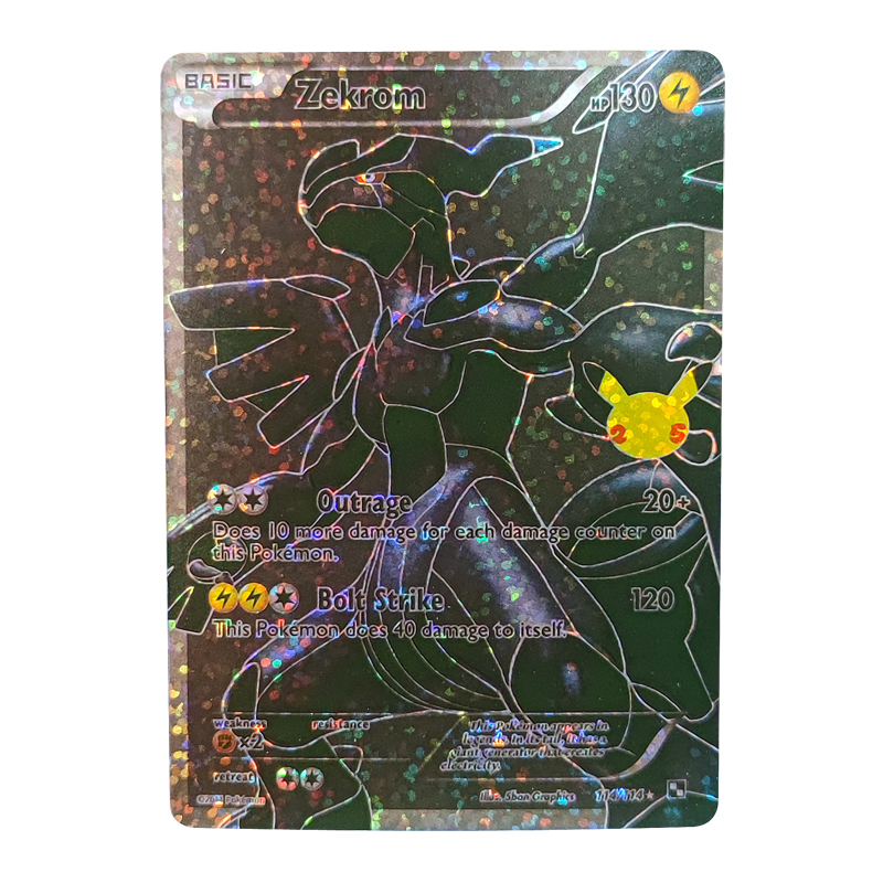 【Small gifts and accessories Store】PTCG Zekrom Pokemon Pikachu 25th ...