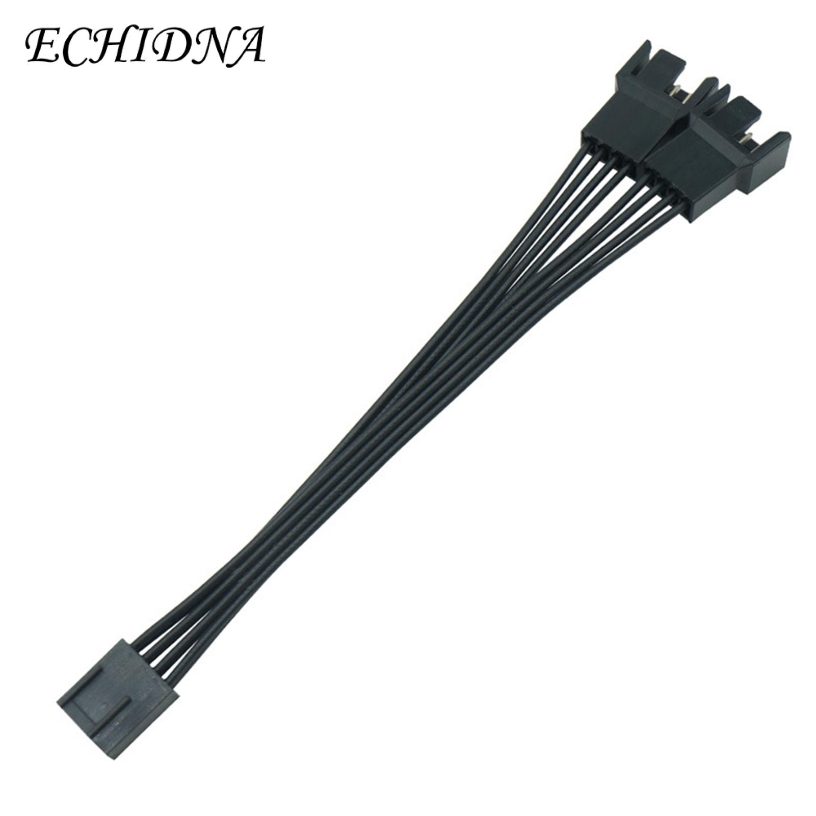ECHIDNA PWM Fan Power Cable High Toughness 1 to 2 4 Pin PC Fan Power ...
