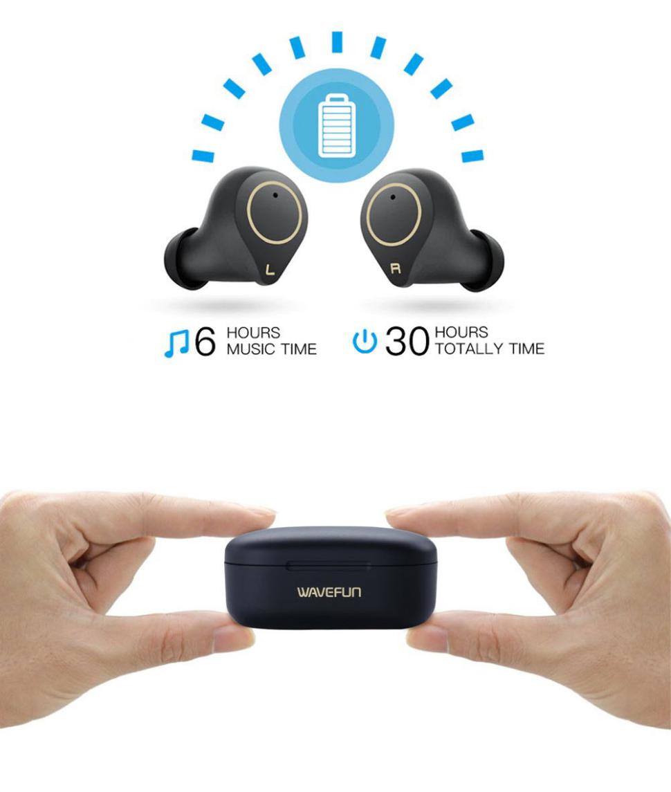 Wavefun XPods 3 TWS Wireless Earbuds Bluetooth 5.0 - Cut Price BD