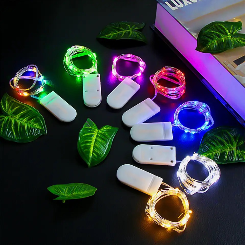 High Quality - 2M 20Led Mini Micro Copper Wire Light Battery Operated ...
