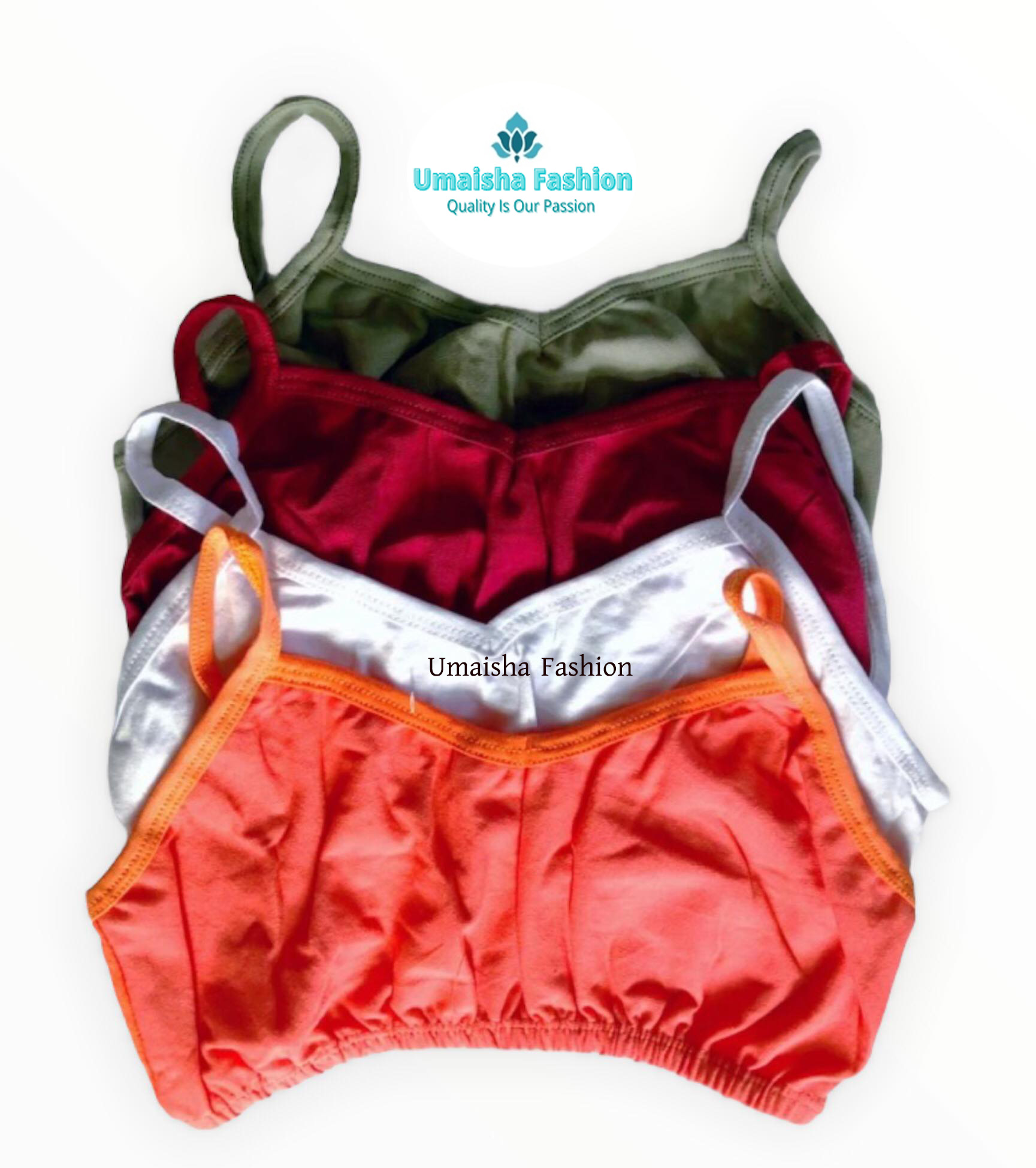 Combo Pack Of 4 Super Soft Cotton Bra For Girls | Daraz.com.bd