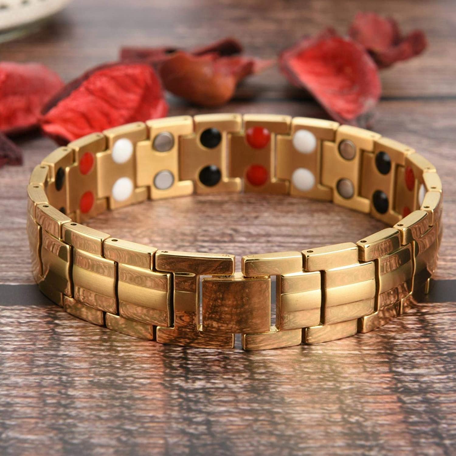Men's Copper Magnetic Bracelet for Arthritis Pain Relief Elegant 99.99% ...