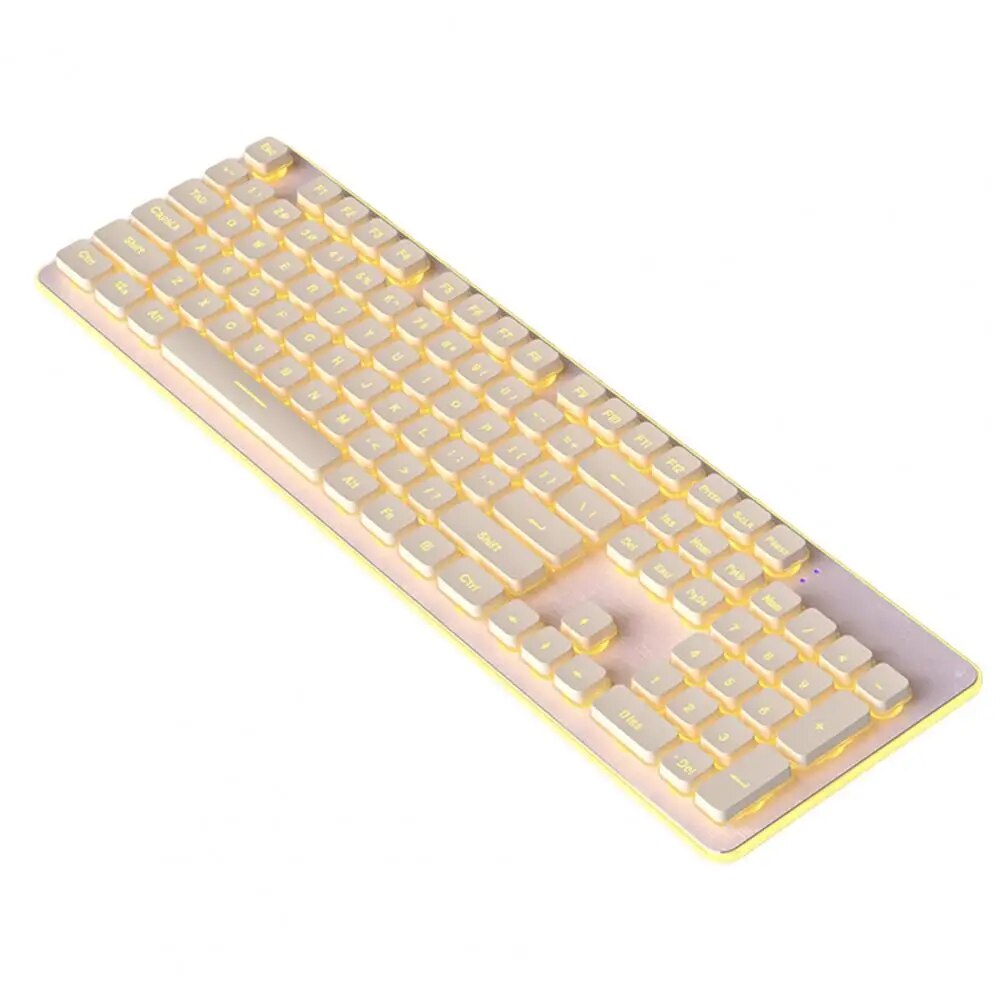 Gaming Mechanical Keyboard 2.4G Wireless USB Wired 104 Key Hot Swap ...