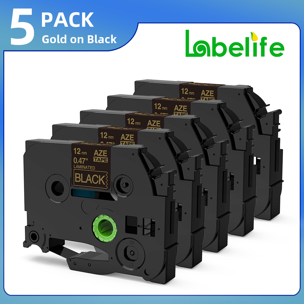 20PK tze-231 Label Compatible for Brother Label Tape 12mm Laminated ...