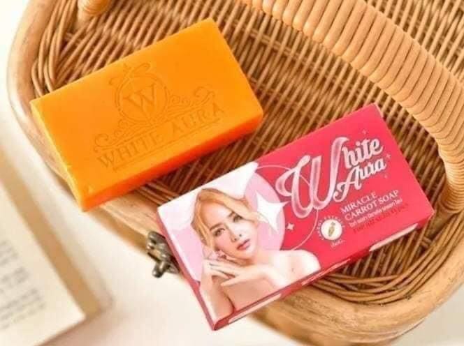 White Aura Miracle Carrot Soap Revealing Radiant Skin Dark Spots Skin ...