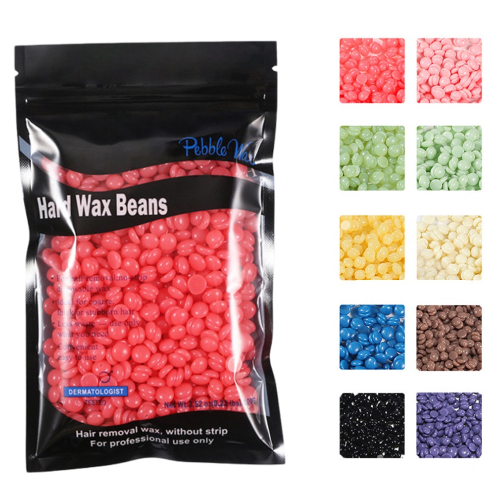 100g Depilatory Wax Bean Uni Hard Wax Pellet Hot Film Painless Fast ...