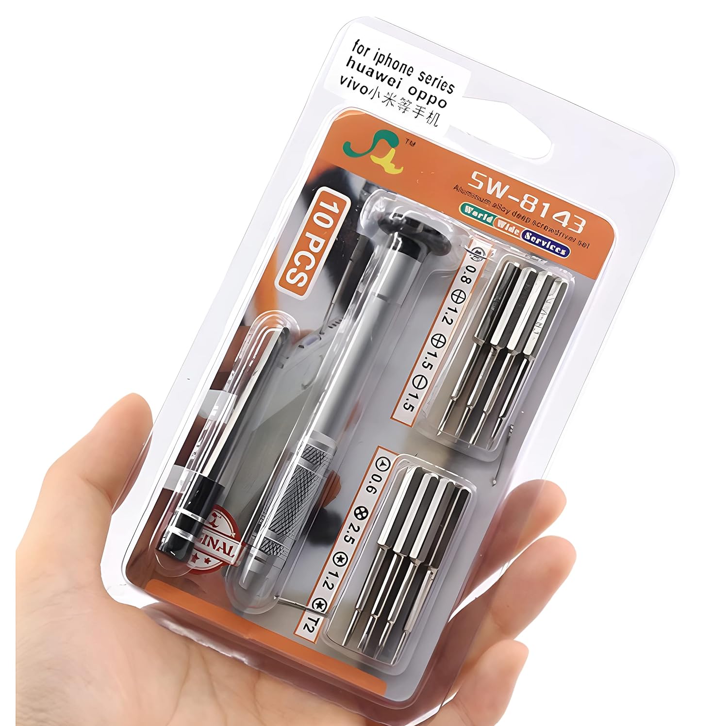 Precision Screwdriver Set 10 in 1 Repair Tool Kit With Magnetic Steel ...