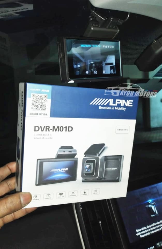 DVR-M01D 3.0" HD Dashcam for ALPINE – 1080p Video Recorder with Wi-Fi ...