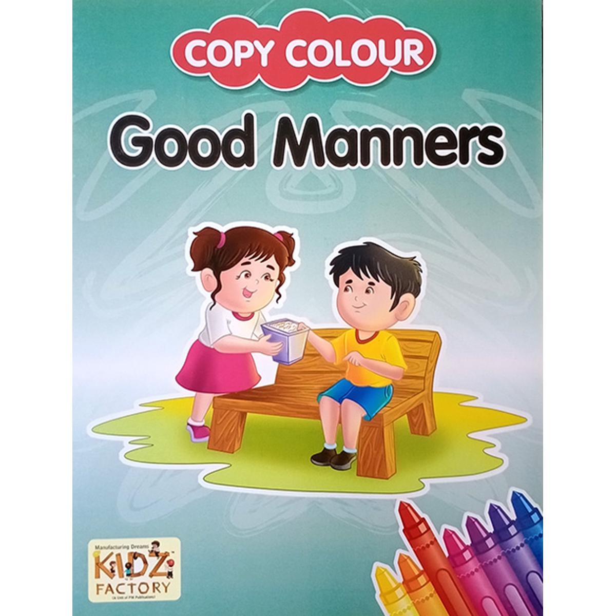 Good Manners For Kids Coloring