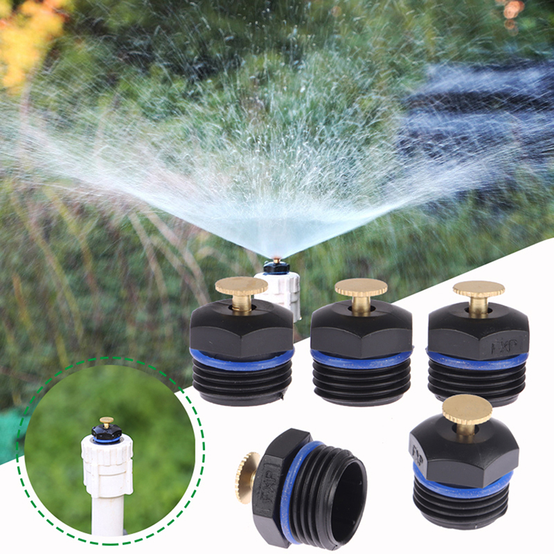 5Pcs 1/2'' Adjustable Watering Sprinkler Thread Spray Nozzle Home ...