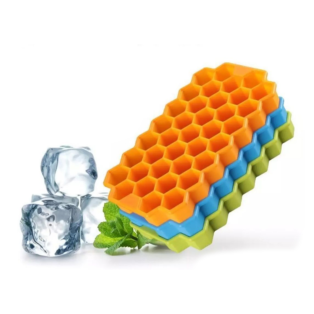 Silicone Ice Cube Tray 37 Cavity Ice-making Box | Daraz.com.bd