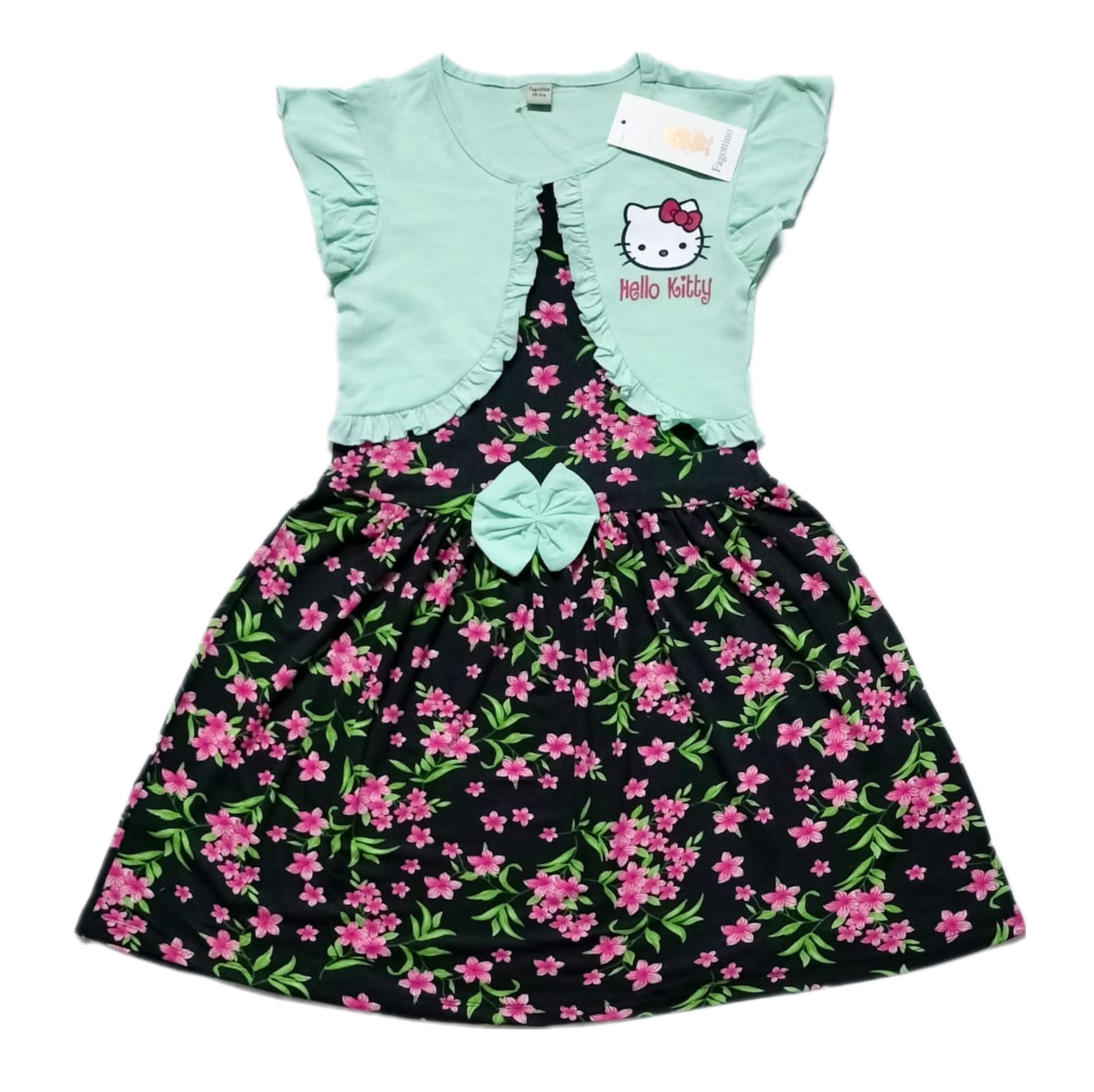 1-12 Years Beautiful frock with Half sleeves for baby girl, in 3 ...