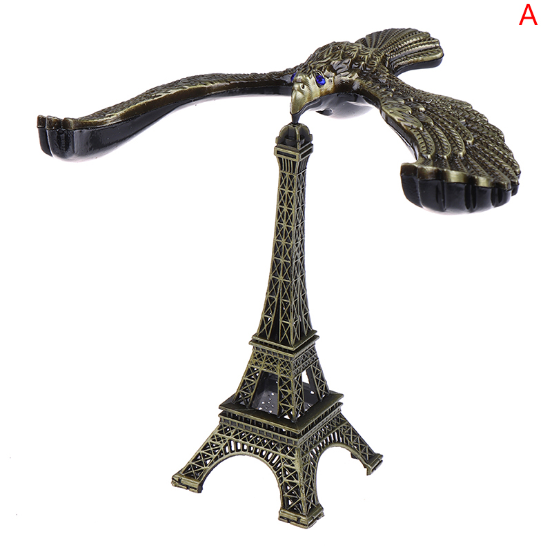 Office Decoration Alloy Tower Model Balanced Bird Prop Balance Eagle ...