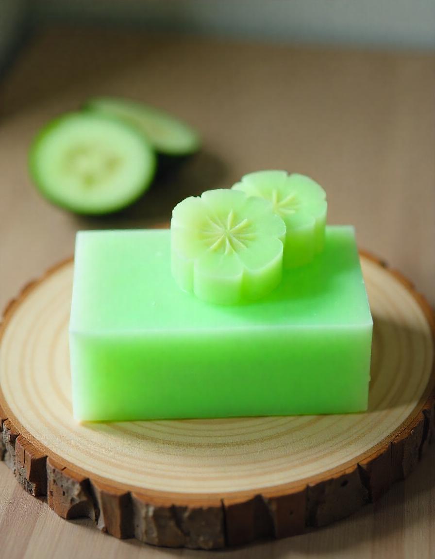 Cucumber Soap Base Pure Organic Chemical Free Melt & Pour Soap Base Bar ...