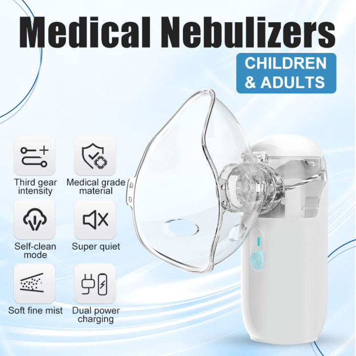 Mini Portable Nebulizer machine for baby Pocket nebulizer Mesh ...