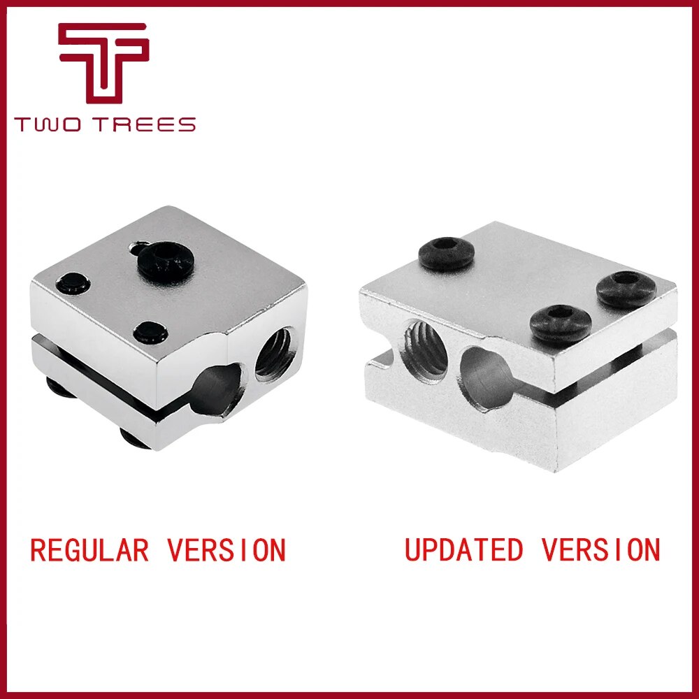 Volcano Eruption Heat Block Hot End For 1.75/3mm Filament V5 V6 ...