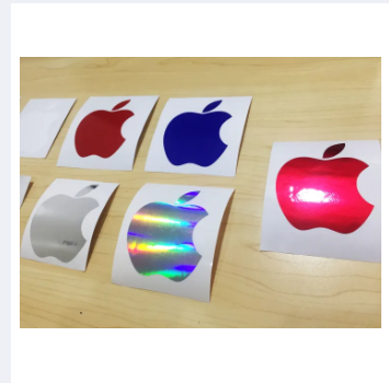 Apple Logo Inspired Stickers 5 - Cut-out Vinyl Stickers - Apple Logo ...