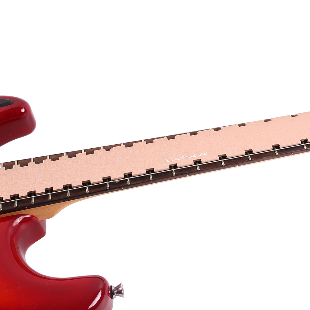 Guitar Neck Luthier Notched Straight Fretboard Edge Fret Ruler Aluminum ...