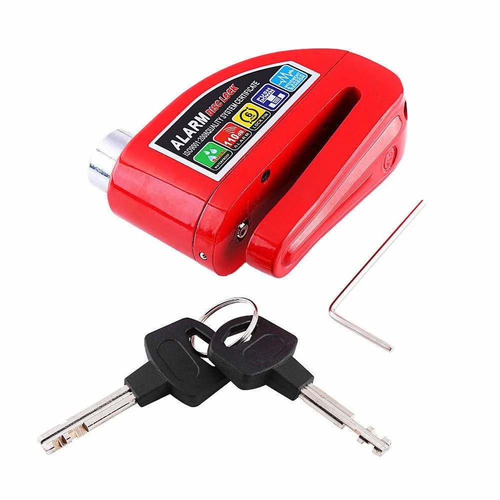 New Image Metal Motorcycle Scooter Security Anti-theft Wheel Disc Brake ...