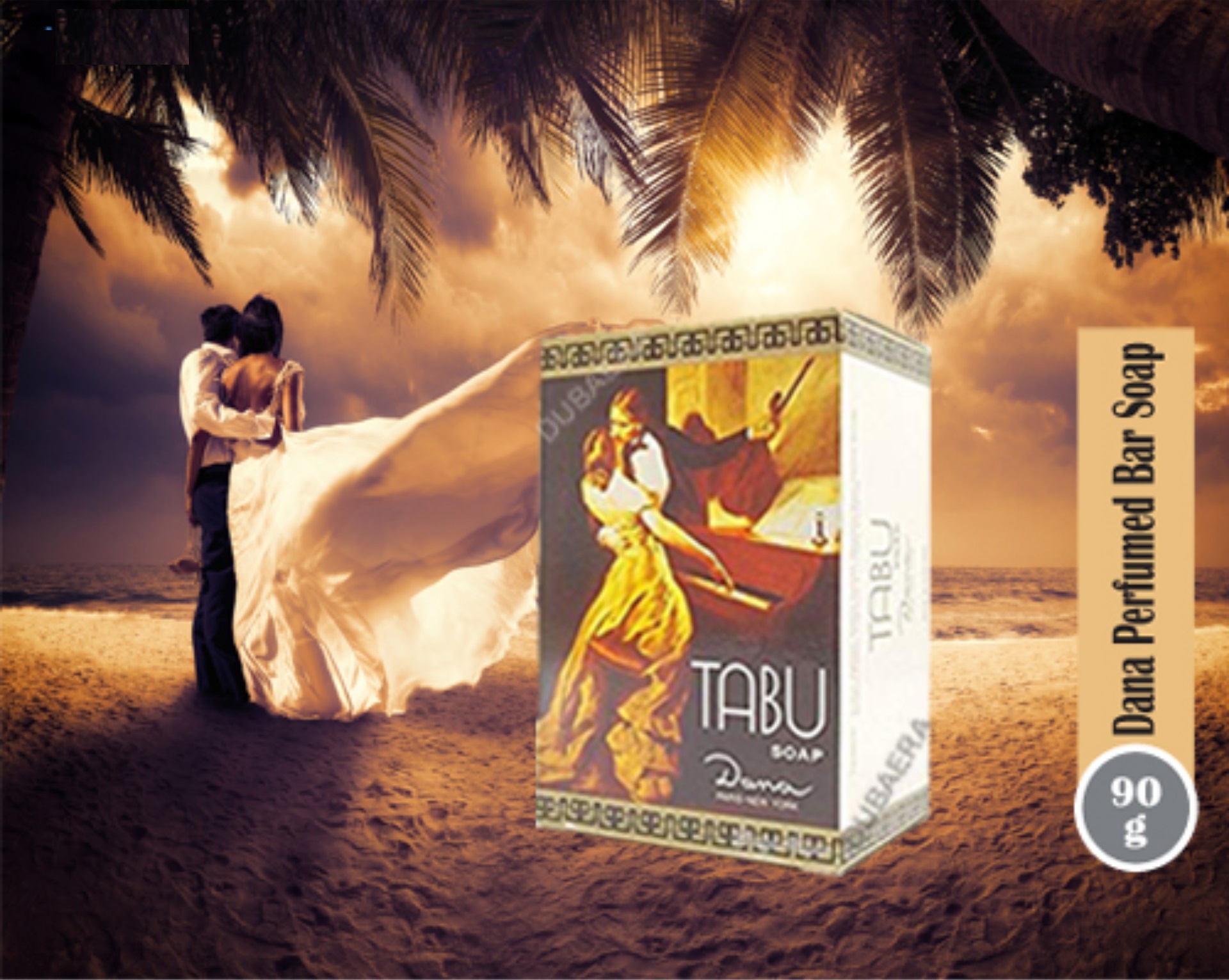 TABU Dana Soap Bar with Perfumed High Quality Cleanser- 90g