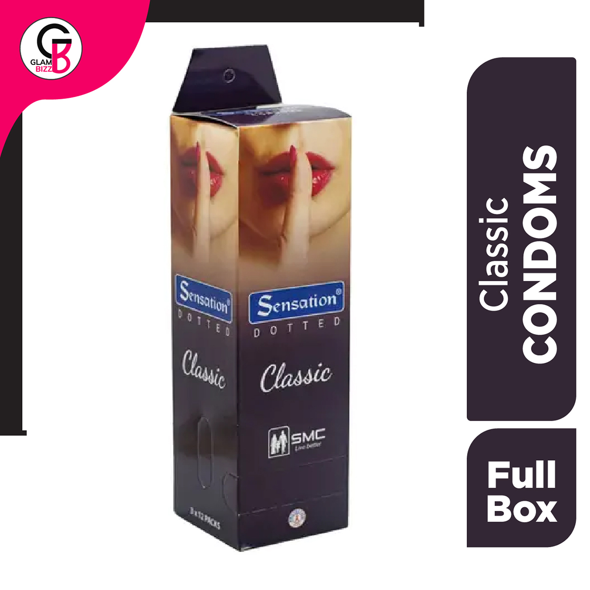 SENSATION Dotted Classic Condoms Full Box 12 Packs | Daraz.com.bd