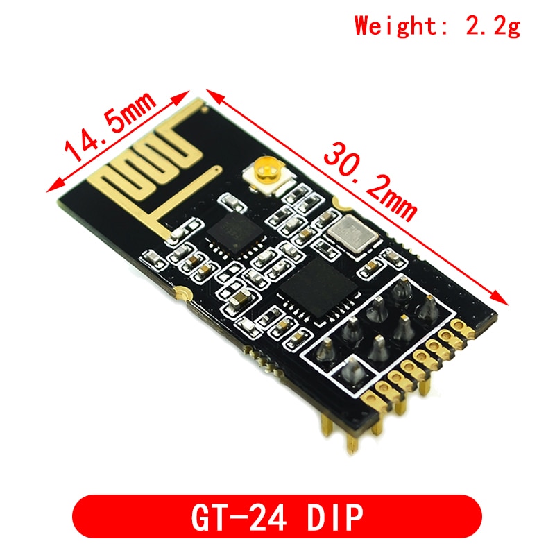 NRF24L01+ 2.4G wireless data transmission module 2.4GHz NRF24L01 upgrade version NRF24L01+PA+LNA ...