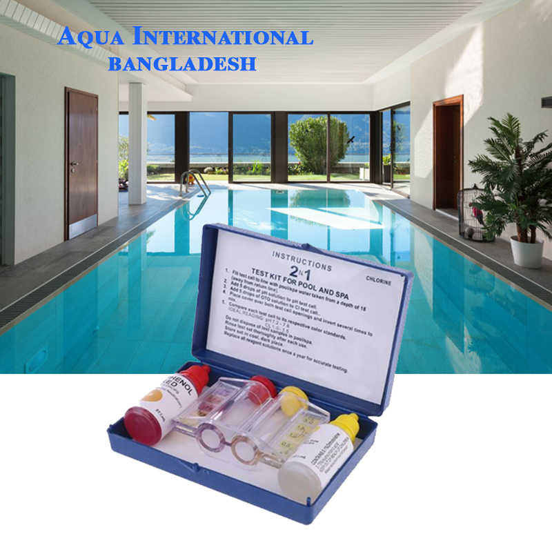 Swimming Pool Water Testing Kit, PH Chlorine Water Quality Test Kit ...