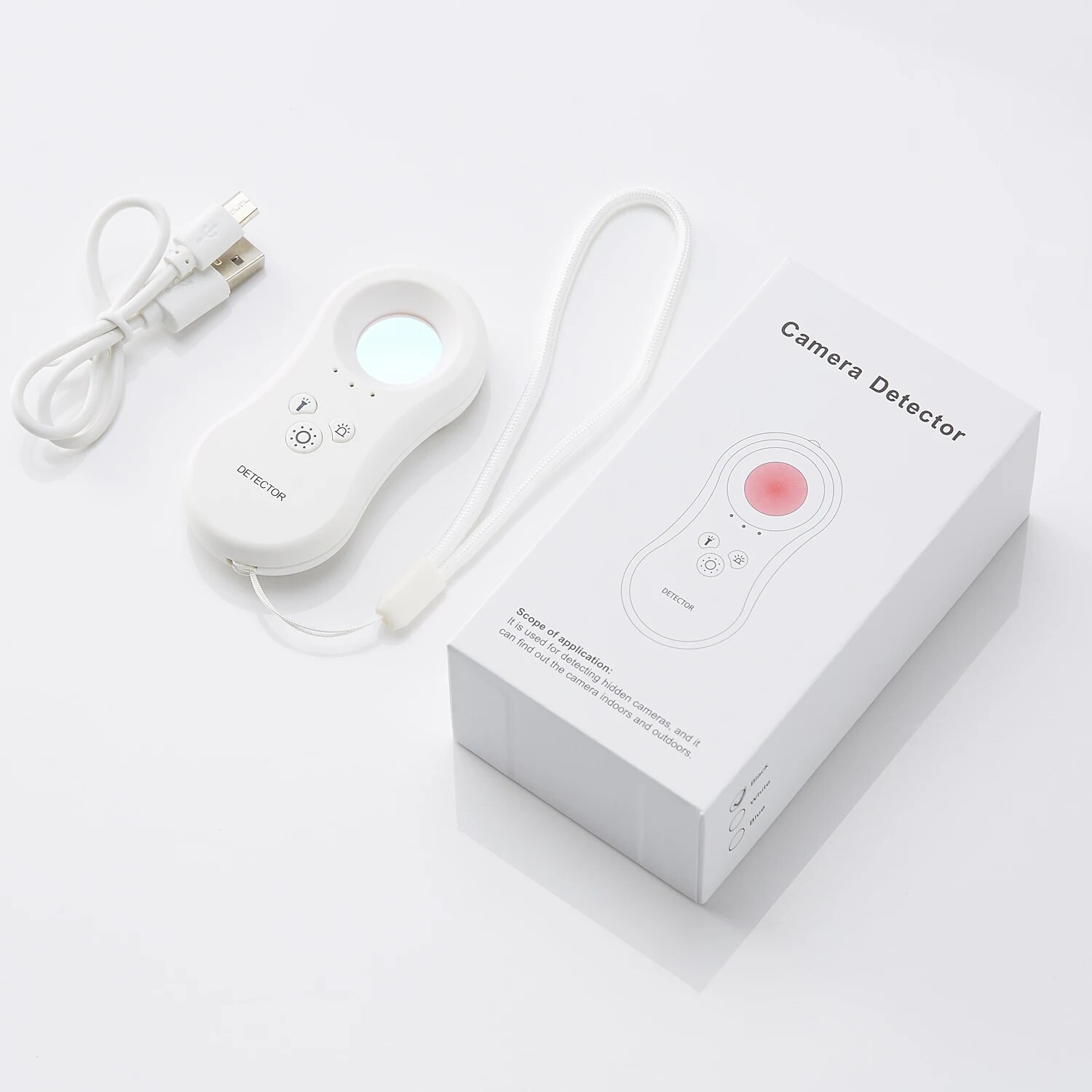 Anti-Spy Hidden Camera Detector Portable Infrared Detection Security ...