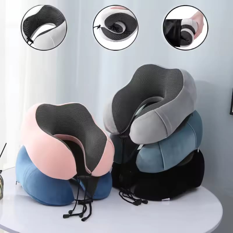 Travel Neck Pillow For Men- Travel Pillow For Flights - Memory Foam ...