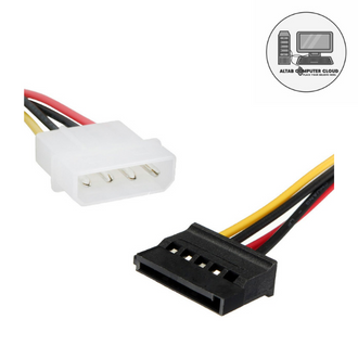 4 Pin LP4 to Right Angle SATA Power Cable Adapter For SSD & HDD | Daraz ...