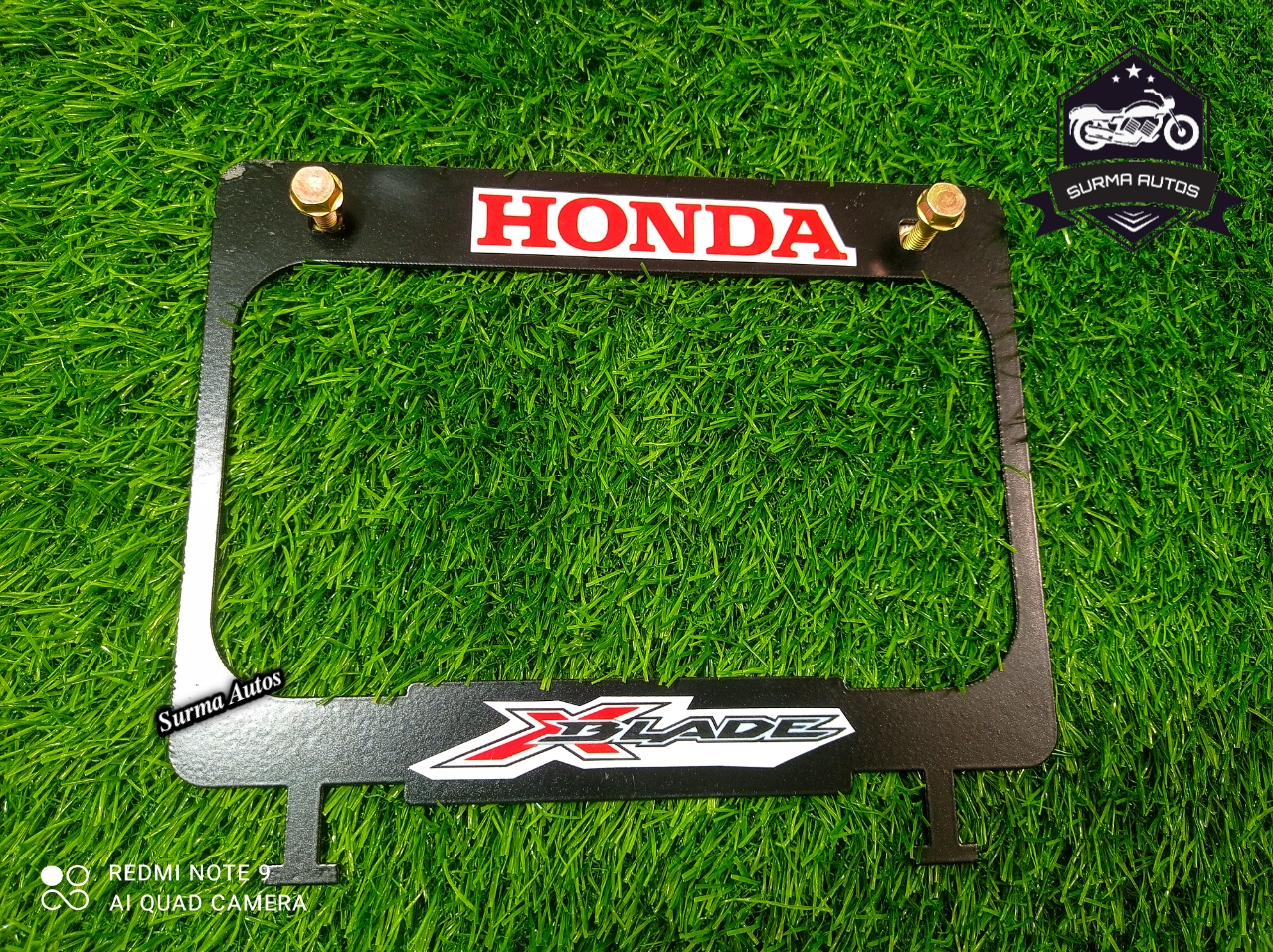 Motorcycle Number Plate Frame / License Plate Cover Frame For Honda ...