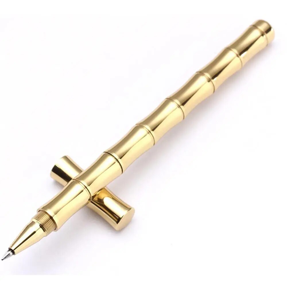 Solid Portable Pocket Copper Pen Stationery Coper Ball pen Writing ...