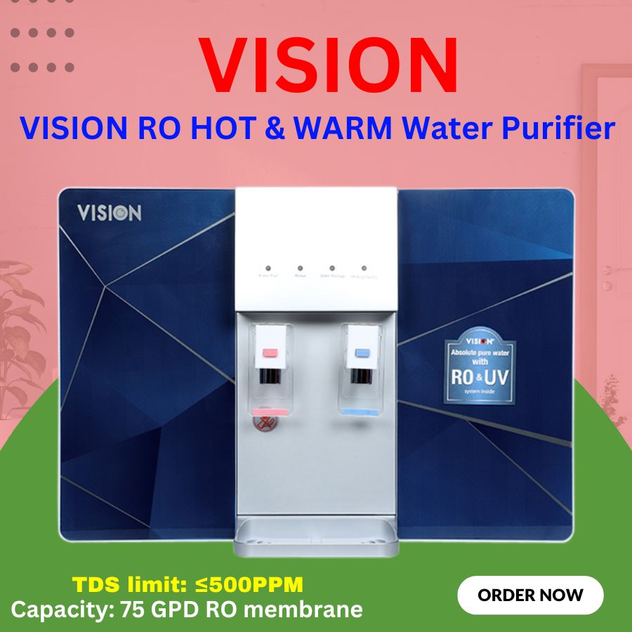 Water Purifier RO HOT & WARM By VISION | Daraz.com.bd
