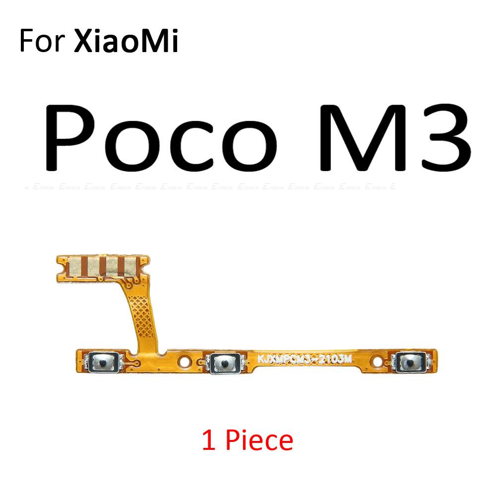 Switch Power ON OFF Button Flex Cable Parts For XiaoMi Poco X2 X3 NFC ...