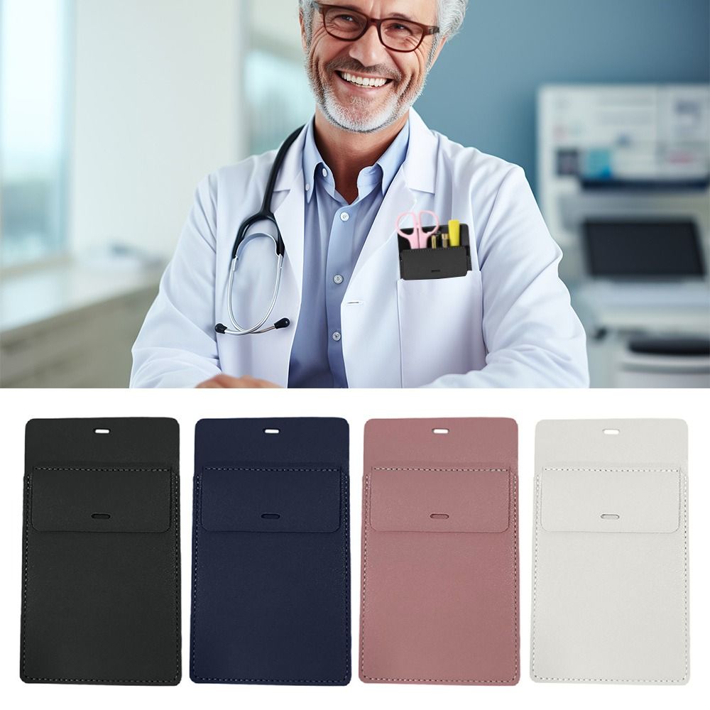 Staff Accessories PU Leather Pen Pouch Pen Clip Supplies Pencil Bags ...