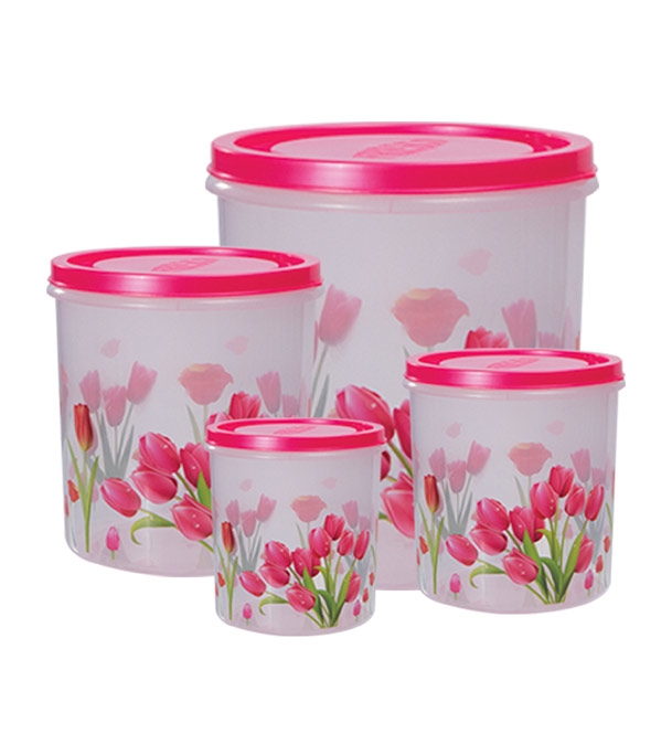 RFL Tulip Container 6 8 12 16L 4Pcs Set Big 91074 | Daraz.com.bd