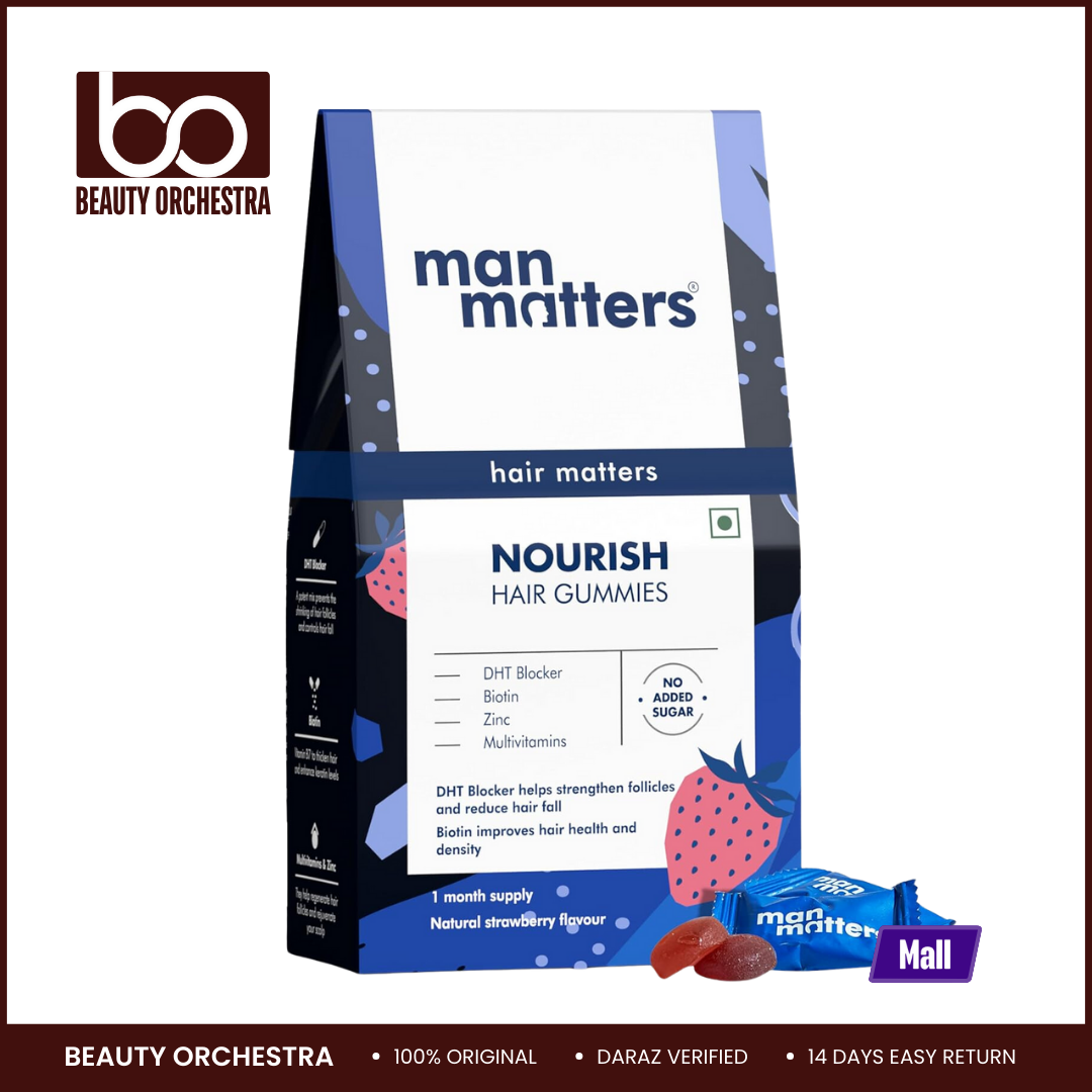 Man Matters Biotin Hair Gummies - 30 Gummies | Daraz.com.bd