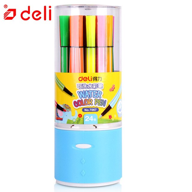 Deli Water Color Pen 24pcs Box | Daraz.com.bd
