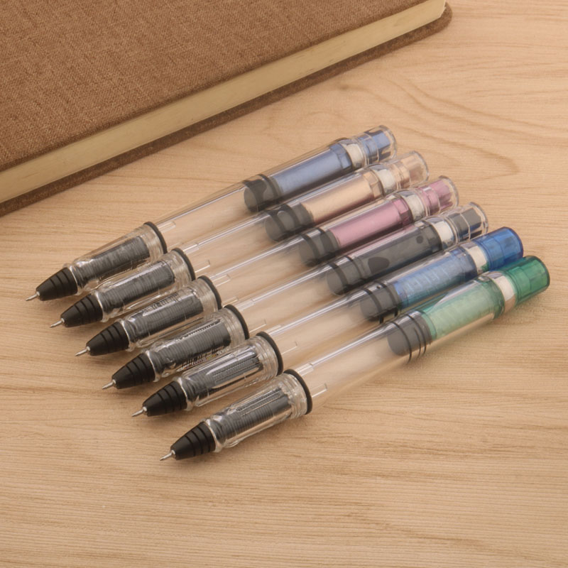 Yeahs Teui High Quality Piston Fountain Pen Type Gel Pen Transparent ...