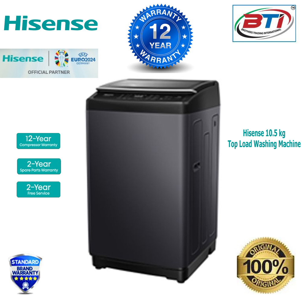 Hisense 10.5 kg Top Load Washing Machine WT5J1013DT | Daraz.com.bd