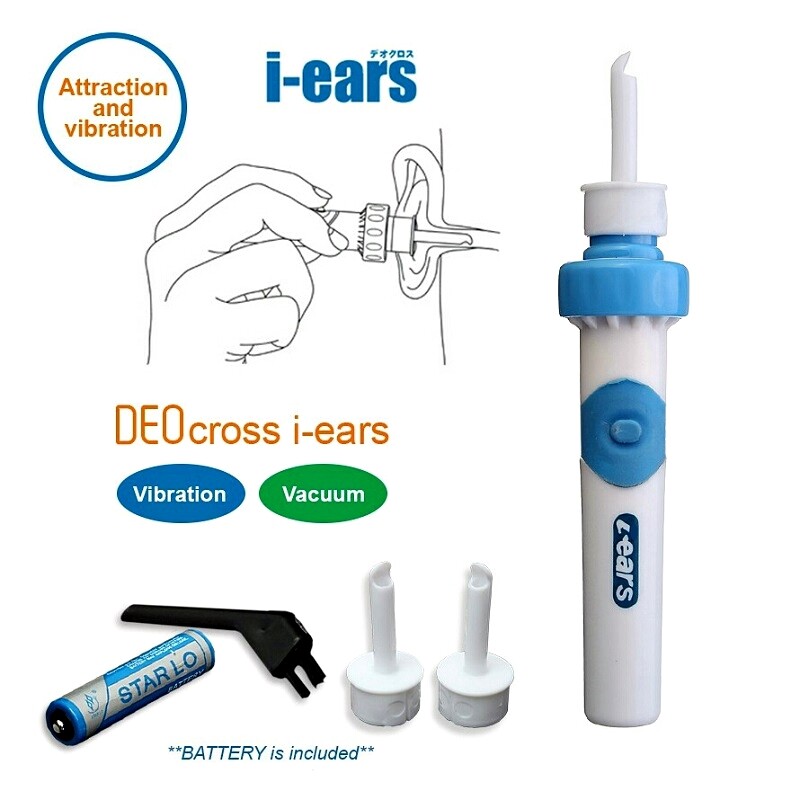 C-Ears Vibration and Vacuum Ear Wax Cleaner with storage box